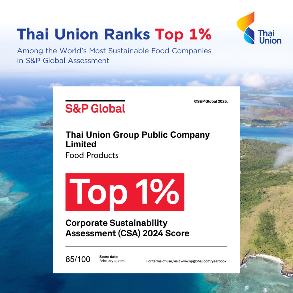 Thai Union Ranks Top 1% Among the World’s Most Sustainable Food ...
